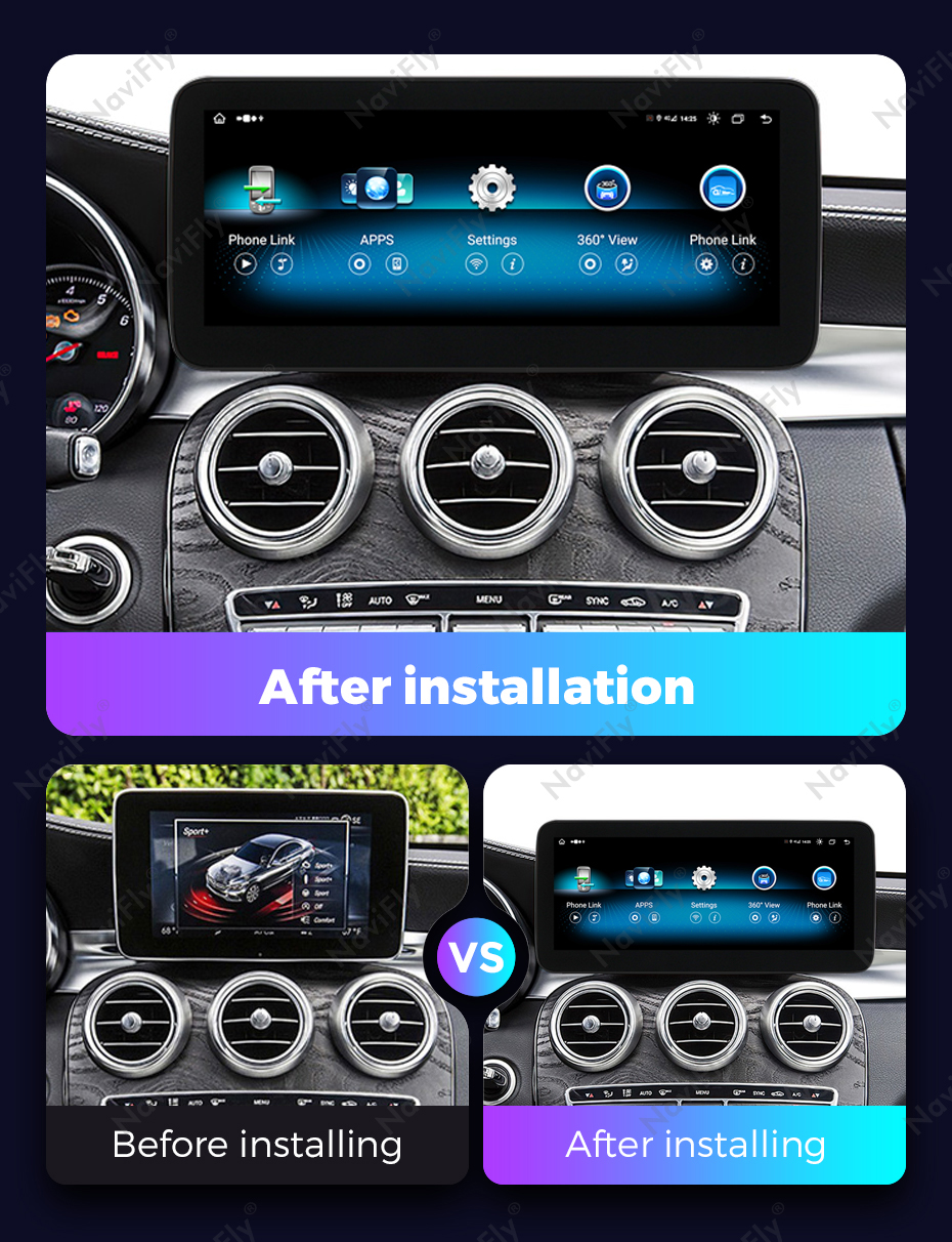 Benz C W205-GLC X253-V class (2014-2018) NTG 5.0_Shenzhen Navifly ...